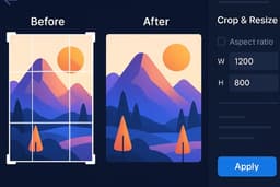 Free Image Resizer: Resize Image Without Distortion - EasyCrop